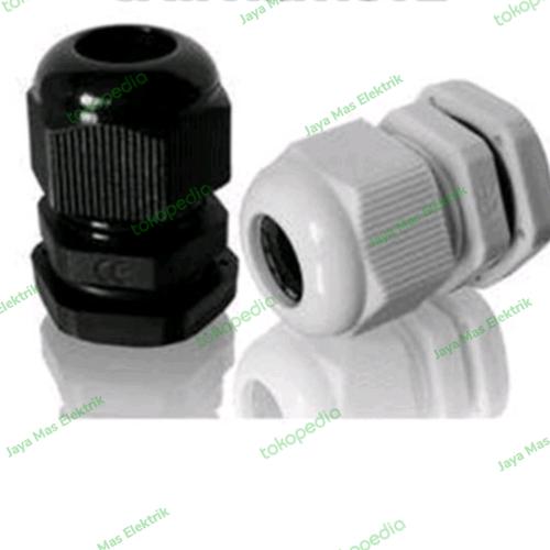Jual Kabel Gland PG-9 / Cable Gland PG9 / Glen PG 9 / PVC PG-9 Hitam ...