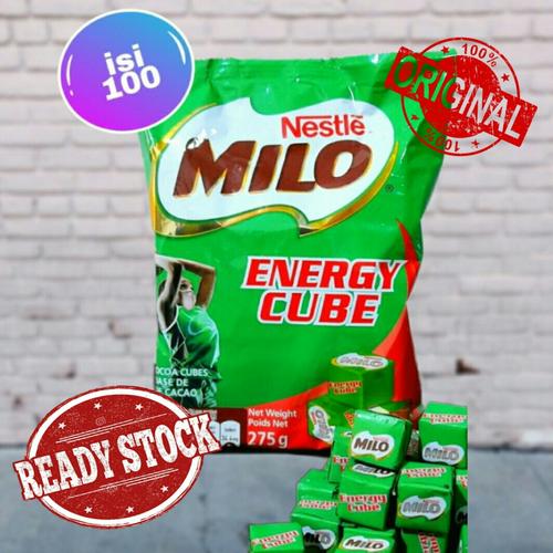 Jual READY STOCK MILO CUBE 100 Pcs / NESTLE MILO ENERGY CUBE 100 ...