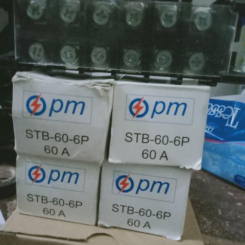 Jual TERMINAL BLOCK PM STB-60-6P 60A ORIGINAL ASLI - Kota Bandung - elektrikal komponen | Tokopedia