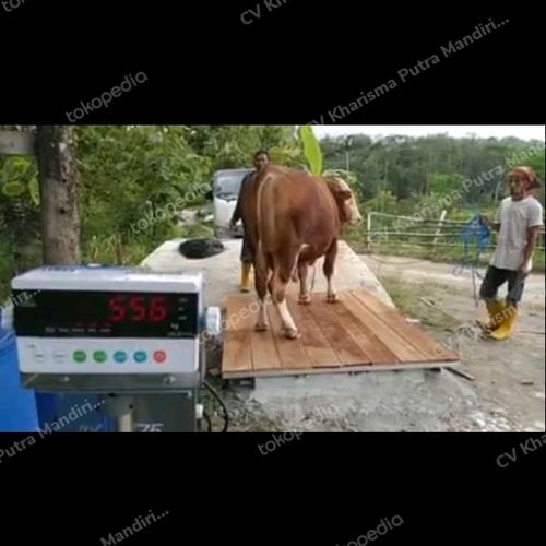 Jual Timbangan Sapi Alexa 2 ton auto hold Timbangan Hewan Digital - Kab ...