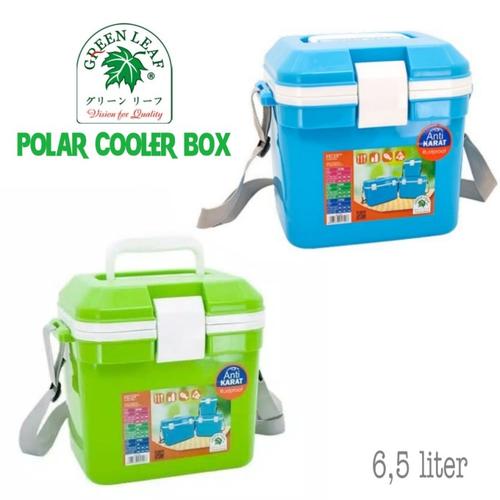 Jual Polar Ice Cool Cooler Box 6,5 Liter Kotak Es Dgn Tali Green Leaf ...