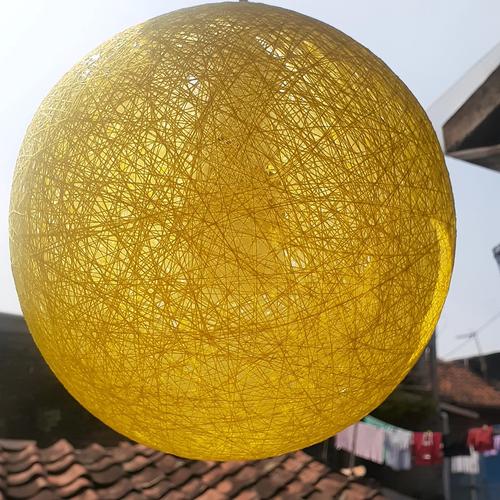 Jual Lampion Benang lampu hiasan imlek, ramadhan, ruangan, uk 6cm, 17cm ...