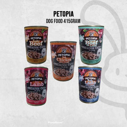Jual PETOPIA DOG FOOD KALENG 415gr - Makanan Anjing Basah Murah ...