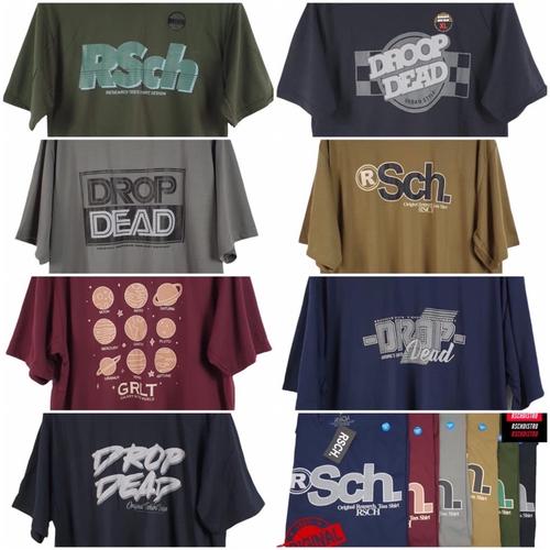 Jual Kaos Oblong Pria GRLT/RSCH/DROPDEAD Ori Sablon BIG SIZE-SUPER BIG ...