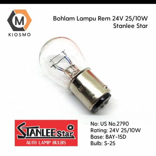 Jual Bohlam/Lampu Stanlee Star Stop/Rem 24V Kaki 2/K2 Besar (2790 ...