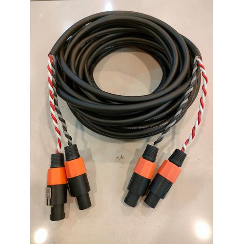 Jual Kabel speaker speakon/kabel spiker/kabel spikon isi 4x2,5 panjang ...