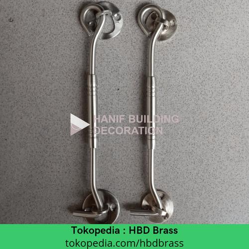Jual Hak Angin Kait Penahan Jendela Stainless Asli Window Hook - Ring ...