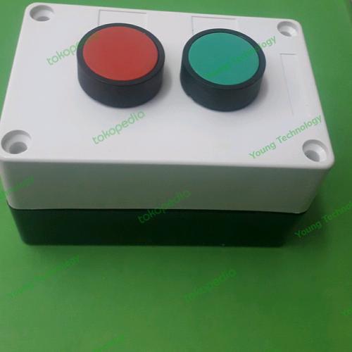 Jual PUSHBUTTON ON-OF PANEL KENDALI DENGAN BOX BONUS CABLE GLAND ...