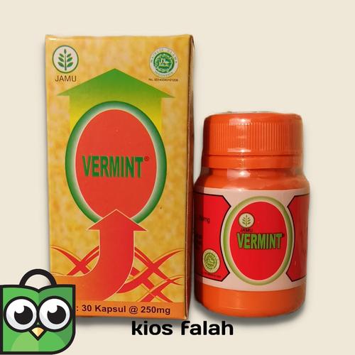 Jual VERMINT Original Kapsul Ekstrak Cacing Tanah Obat Tipes isi 30 ...