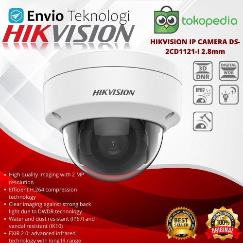 Promo DS-2CD1121-I IPC 2.0 MP CMOS Network DOME Indoor IP Camera HIK 1121 Cicil 0% 3x - Jakarta ...