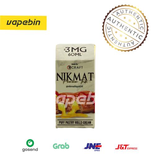 Jual LIQUID NIKMAT PUFF PASTRY ROLLS CREAM - LIQUID NIKMAT 60ML ...