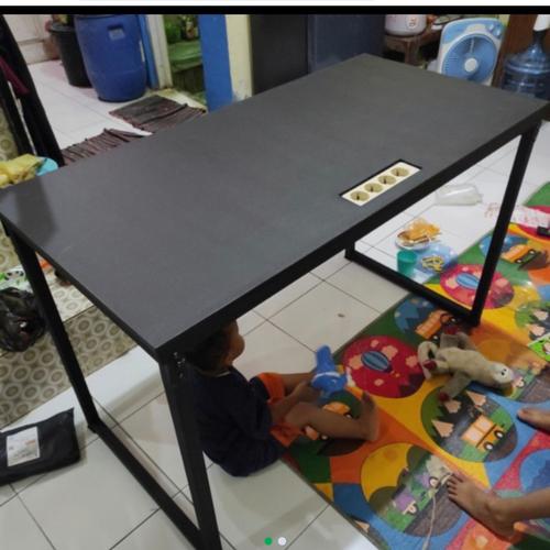 Jual meja lesehan120x60x40 dengan terminal listrik 6 lubang - Kota ...
