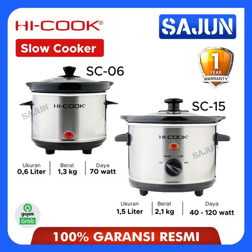 Jual HI-Cook SC-06 & SC-15 Slow Cooker Ukuran Kecil 0.6 Lt & 1,5 Lt - 1 ...