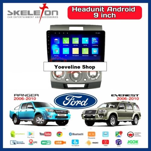 Jual Head Unit Android Skeleton 9 Inch OEM Ford Ranger/Everest Mazda 50 ...