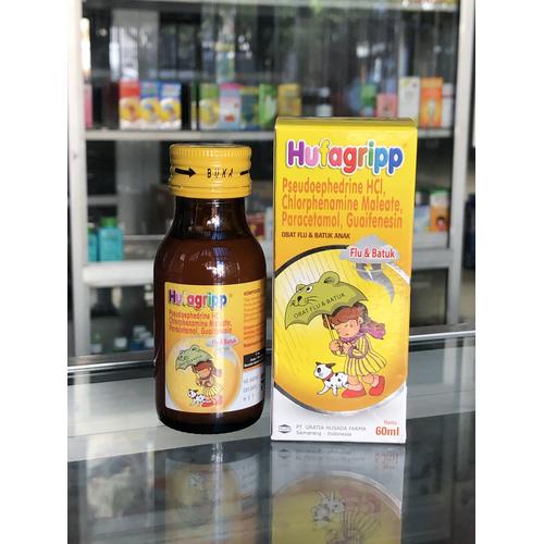Jual Hufagrip Flu Batuk Syrup 60ml - Hufagrip Kuning Obat Batuk Pilek ...