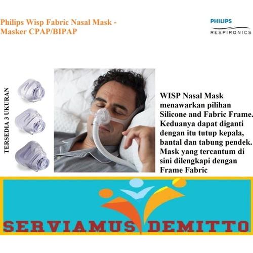 Jual Philips Wisp Fabric Nasal Mask/Masker CPAP PHILIPS-NASAL MASK ...