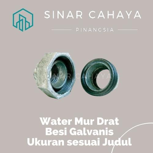 Jual Water Mur Drat (Union Thread) 1 1/4" inch Besi Galvanis - Jakarta ...
