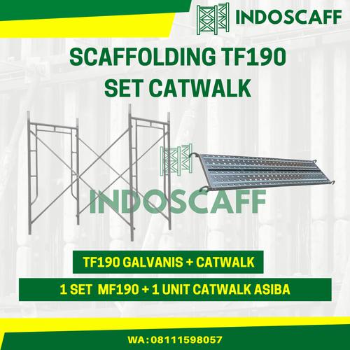 Jual 1 Set Scaffolding Steger Main Frame 190 + 1 unit Catwalk ...