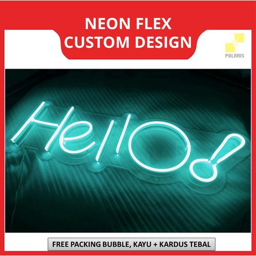 Jual NEON FLEX LAMPU HIAS CUSTOM NAMA-NEON SIGN LAMPU CAFE CUSTOM ...