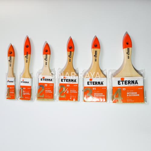 Jual Kuas Cat Eterna Tipe 633 / Kuas Tembok Dinding / 4" 3" 2,5" 2" 1 ...