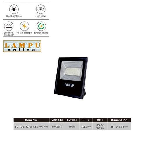 Jual lampu sorot led 100 watt SC-TG5730100-led - putih-6500k - Jakarta Utara - LampuOnline.net ...