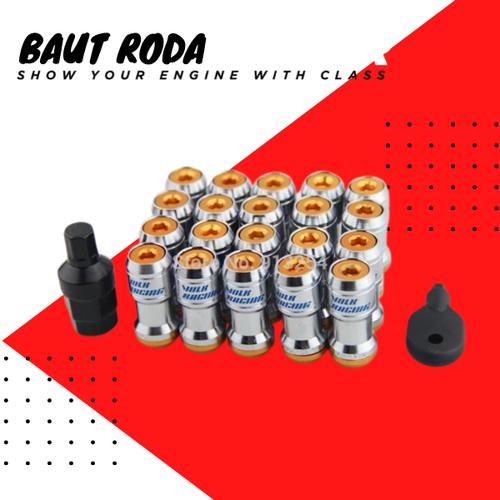 Jual Lugnut Volk Formula / Baut Roda Mobil / Baut Roda Racing - Jakarta ...