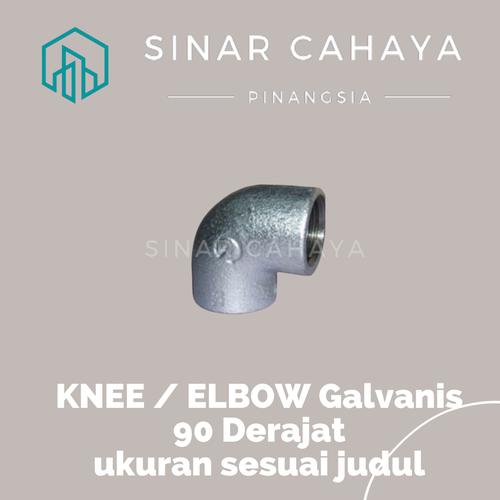 Jual Knee / Elbow 1" inch Besi Galvanis - 90 Derajat - Jakarta Barat ...