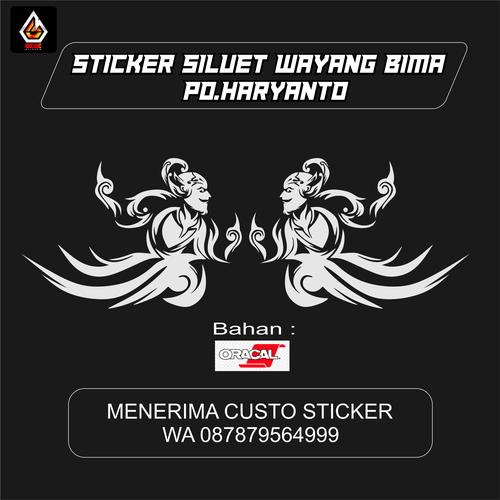 Jual STICKER WAYANG HANOMAN ,ANOMAN - Biru, KANAN - Kab. Karanganyar ...
