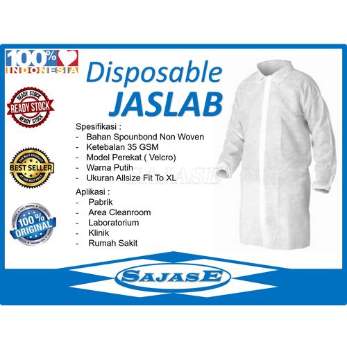 Jual Jas Lab sekali pakai Jas Lab Disposable Non Woven 35gsm Jas Lab ...