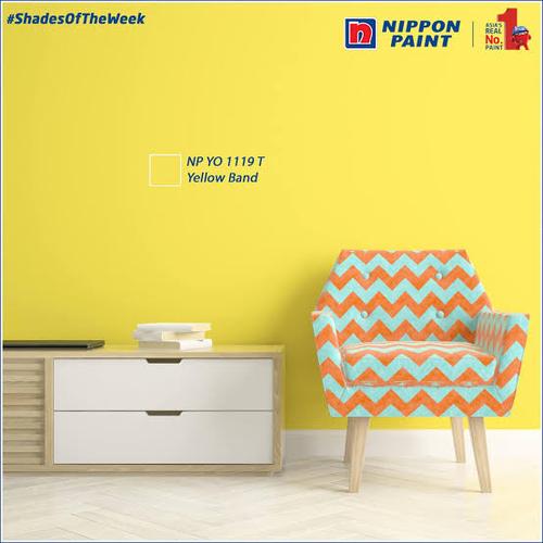 Jual CAT TEMBOK INTERIOR NIPPON PAINT - YELLOW BAND/YO1119T - Satin Glo ...