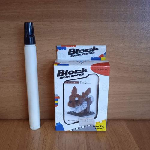 Jual mainan nano block building micro block eevee pokemon nano block ...