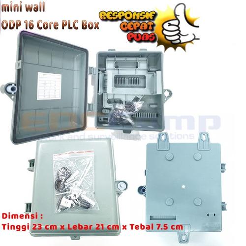 Jual Fiber Optic Wall Mini ODP 16 Core Splitter Box Kosong / Lengkap ...