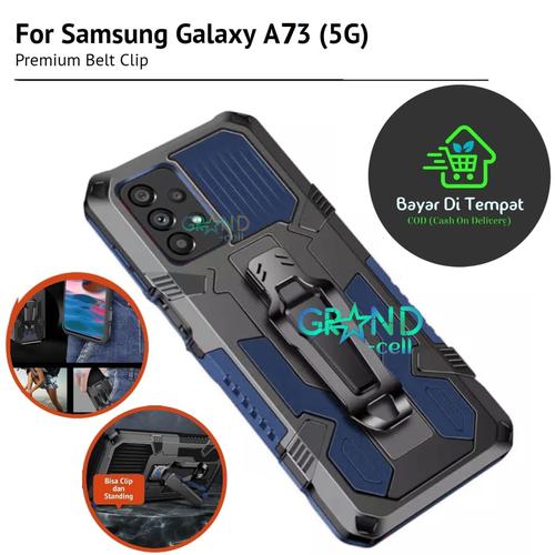 Jual Case HP Samsung Galaxy A73 (5G) Hard Casing Armor Belt Clip ...