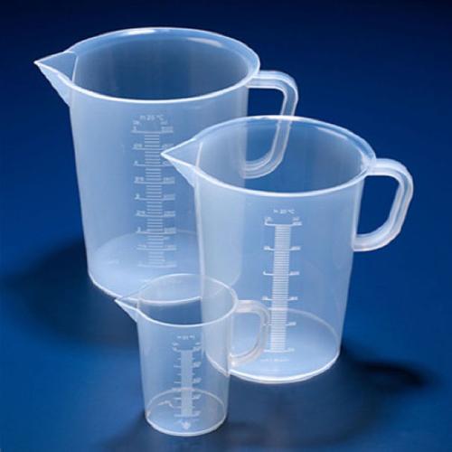 Jual BEAKER PLASTIK 1000mL w/Handle. Beaker plastic. PP. AZLON - Kab ...