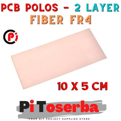 Jual PCB Polos Double 2 Layer Bahan FR4 Fiber Ukuran 10 x 5 cm / 5x10cm ...