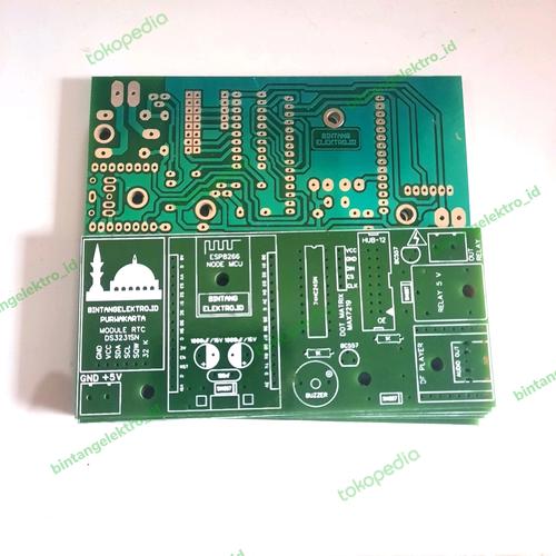 Jual PCB JWS P10 ESP8266 ESP32 mp3 tartil pcb board jws setting wifi ...