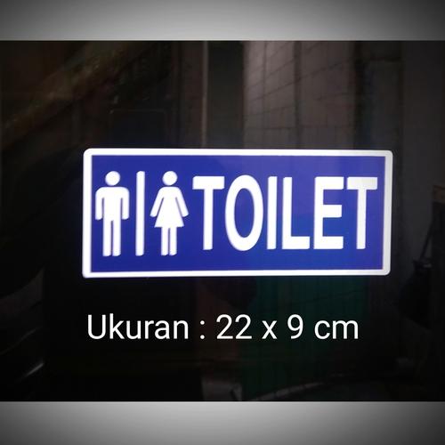 Jual Sign Toilet Logo Pria Wanita / Sign Board Acrylic - Kota Tangerang ...