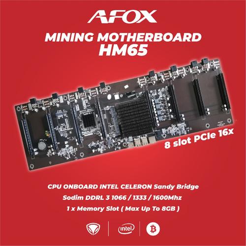 Jual Afox HM65 8 Slot PCIe Motherboard Mining - Jakarta Pusat - KSS ...