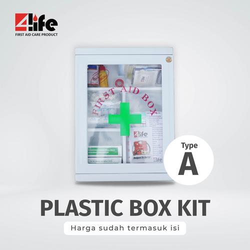 Jual 4Life Plastic Box Kit Type A / Kotak P3K Dinding 4life + Isi Obat ...