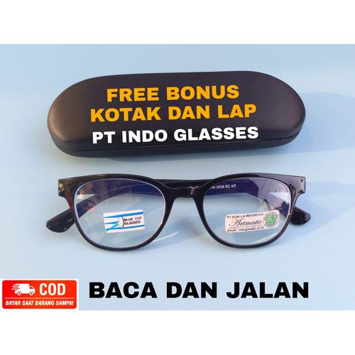 Jual Kacamata Baca Lensa Blueray Double Fokus Untuk Melihat Jauh Dan ...