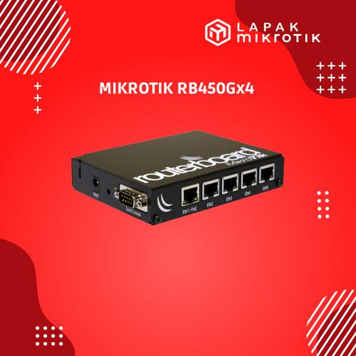 Jual MikroTIK RB450Gx4 l RB450 G l RB 450Gx4 l RB450G x4 - 5 Port ...