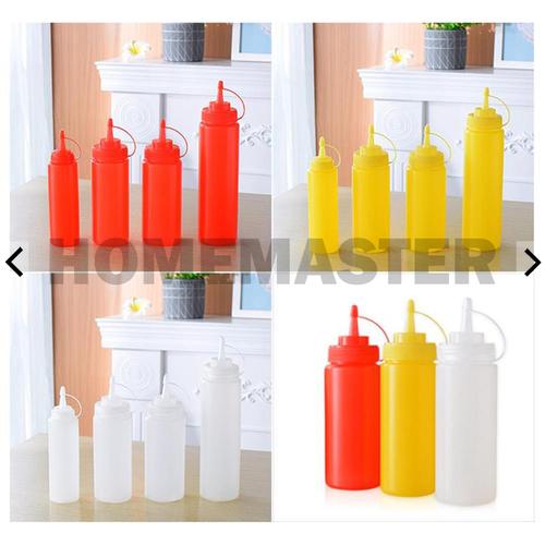 Jual Botol/Dispenser/Squeeze Bottle Saus/Bumbu Plastik 12 Oz/360 ml ...