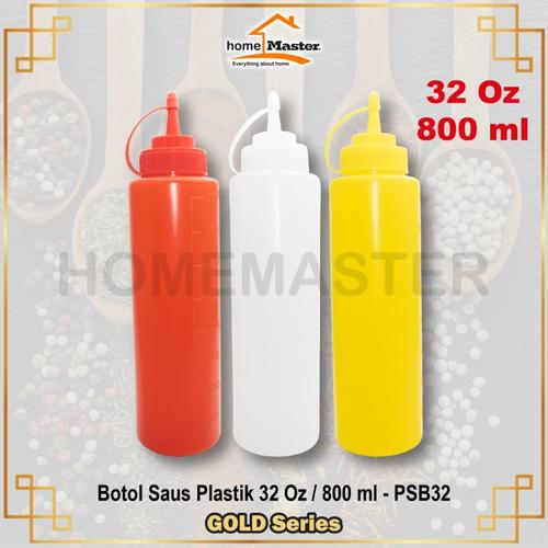Jual Botol/Dispenser/Squeeze Bottle Saus/Bumbu Plastik 32 Oz/950 ml ...