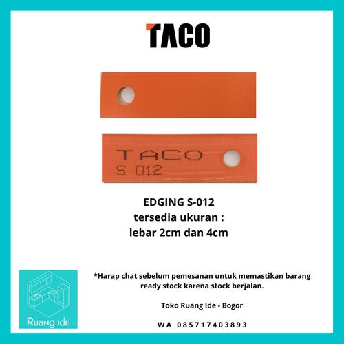 Jual Taco edging S-012 aa (Golden Orange) - 1 x 22mm - Kota Bogor - Toko Ruang Ide | Tokopedia