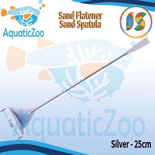 Jual IS Sand Flatener 25cm Silver Premium Aquascape Tools Sand Scraper ...