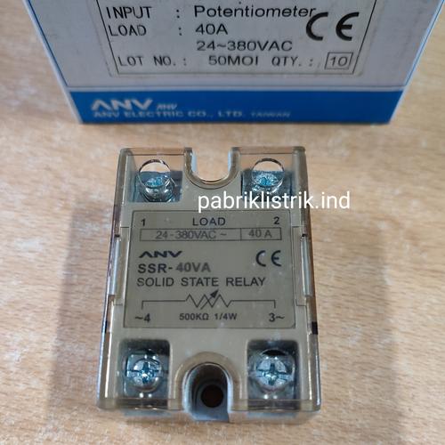 Jual SSR 40VA SSR40VA model potentiometer Dimmer pengatur voltage ANV ...