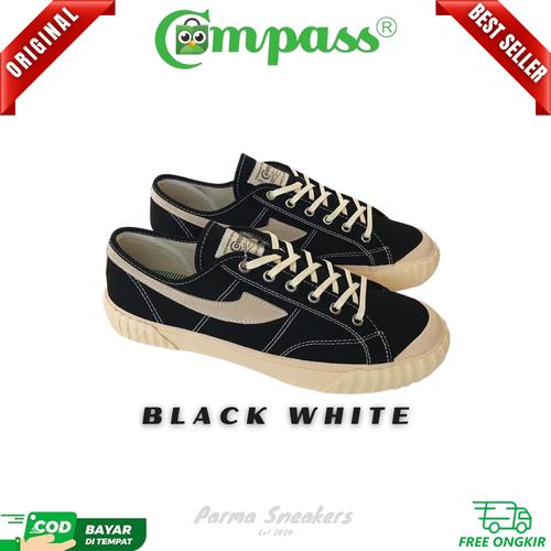 Jual Sepatu Compass Vintage Low Black White - 36 - Jakarta Barat ...