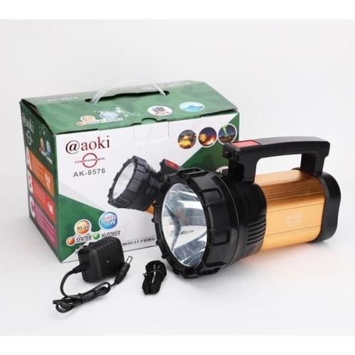 Jual SENTER TANGAN COMMANDER LED 50 W AOKI AK 8576 SENTER SOROT CHARGE ...