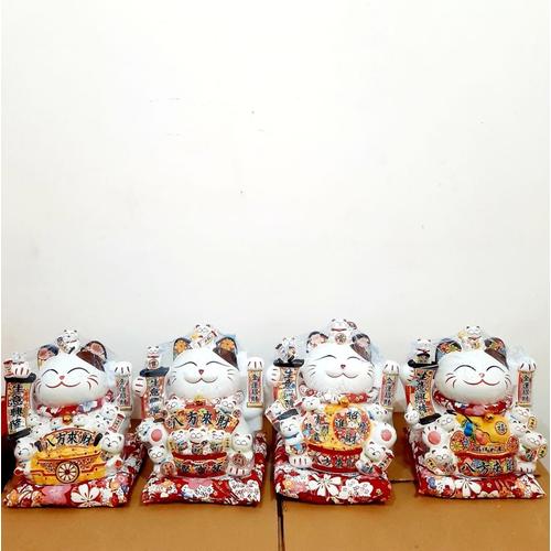 Jual Maneki Neko Kucing Tangan Goyang Premium Kucing Hoki Besar Jumbo ...