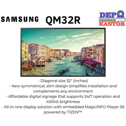 Jual Samsung Digital Signage 32 Inch - P/N : QM32R - Jakarta Barat ...